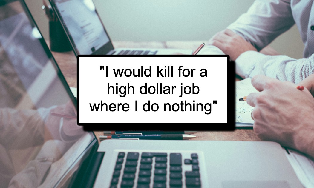 Bored government worker complains they were given a $20k salary ...