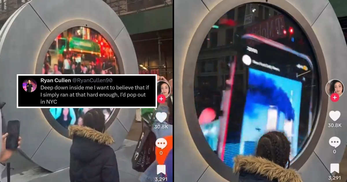 'We're such a deeply unserious country': New York-Dublin 'portal' live ...