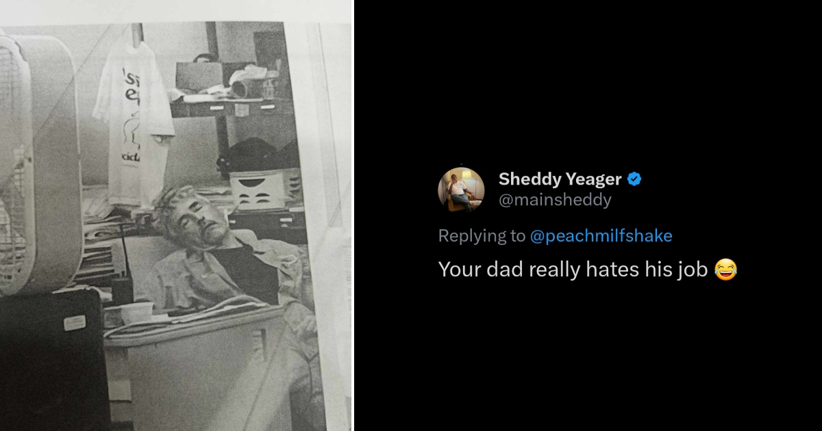 Defiant dad falls asleep at work and keeps job, tells former colleague ...