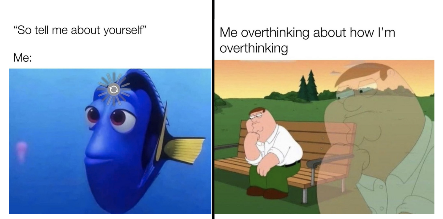 30 Relatable Memes For Every Woman Who Is An Overthinker - CheezCake ...