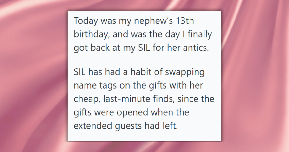 ‘That’s what you deserve’: Family Member Attempts a Gift Swap During ...