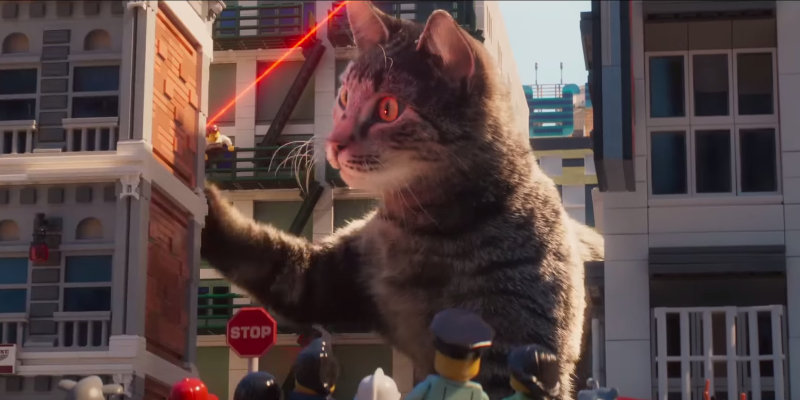 Giant Cat Terrorizing The City in This New LEGO Ninjago Movie Trailer ...