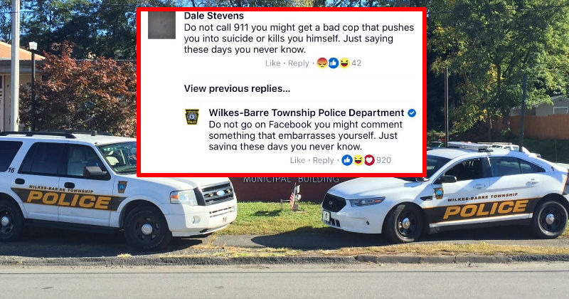 Smalltown Police Department's Facebook Page Is Trolling Comments ...