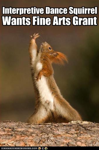 Interpretive Dance Squirrel - Cheezburger - Funny Memes | Funny Pictures