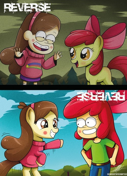 Ponies And Your Favorite Cartoon Characters Play With Reality In This ...
