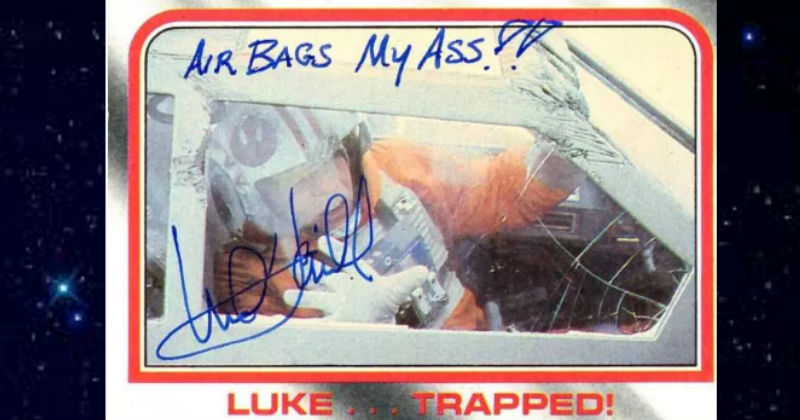 15 Times Mark Hamill Left Hilariously Creative Autographs On Star Wars ...