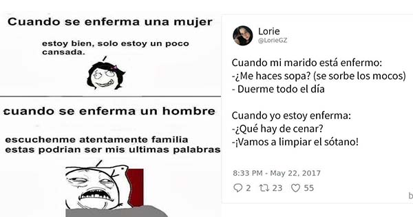 Memes Gripa Diferencias Entre Gripe Masculina Y Femenina Loquillo
