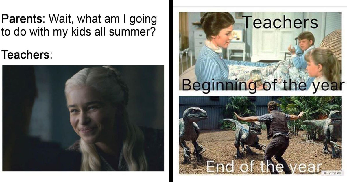School Summer Holiday Memes