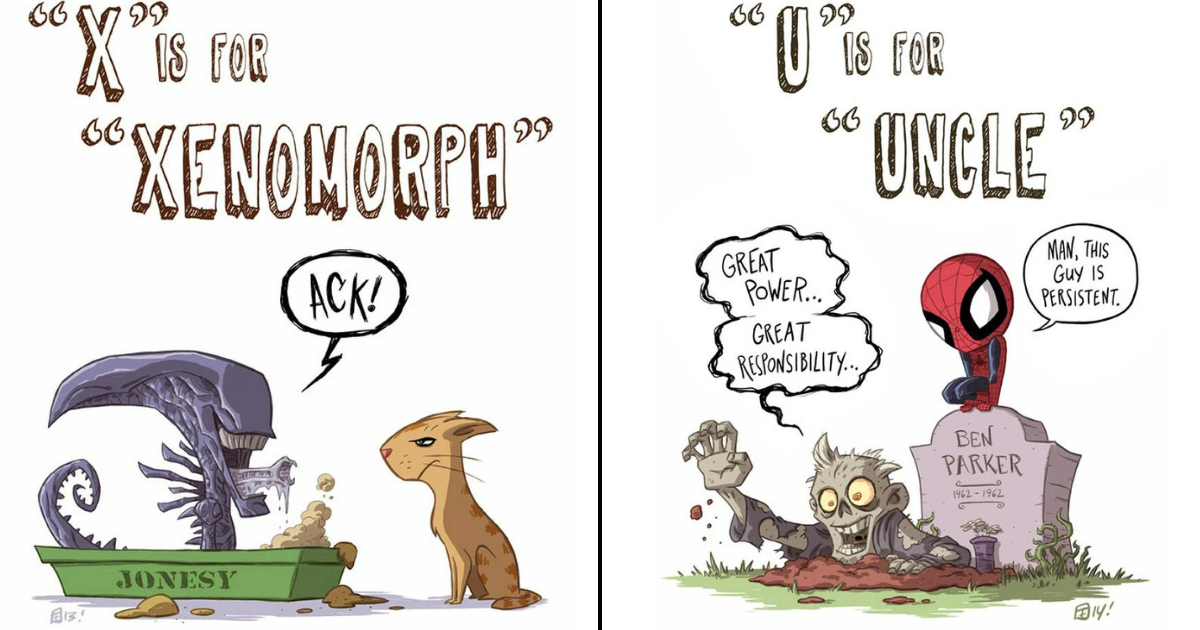 This Nerdy Alphabet by Otis Frampton Is Absolutely Adorable - Geek ...