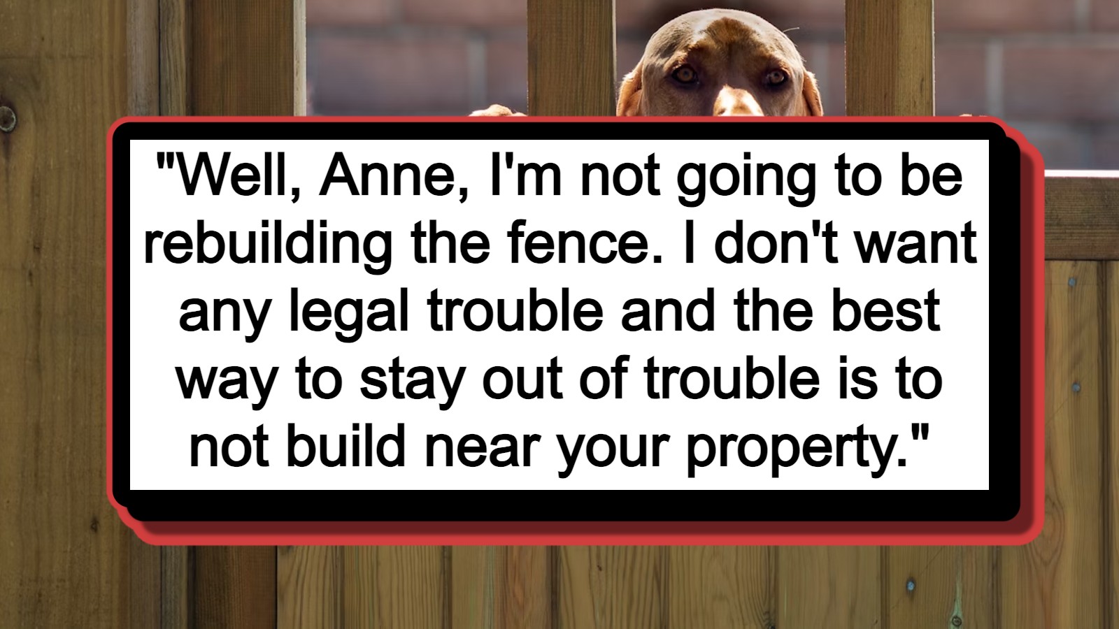 Karen Neighbor complains about adjoining fence, Homeowner removes it ...