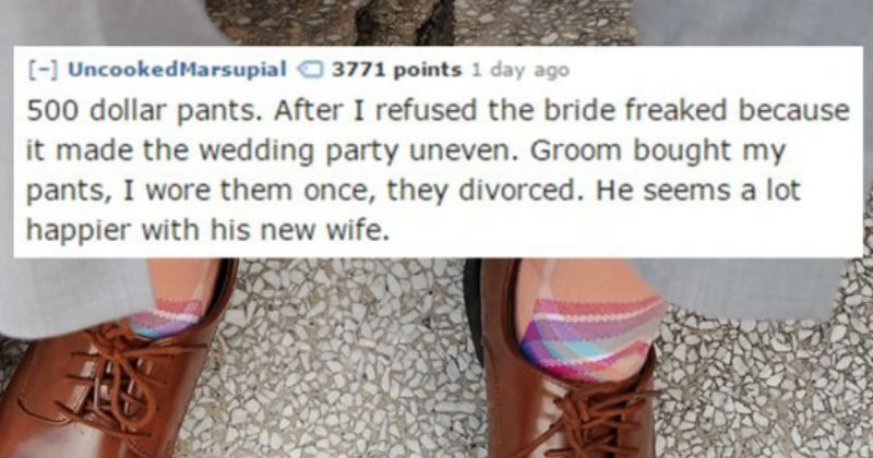 10 Groomsmen Bridesmaids Share Most Insane Things Theyve Ever Put Up
