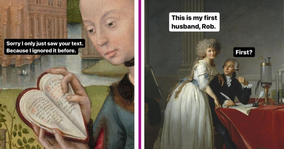 Romantic Realism: 30 Classical Art Memes Illustrating the Ins and Outs ...