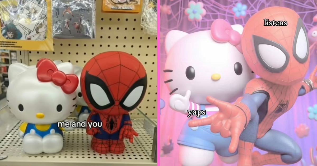 30 Hello Kitty X Spider-Man Pics for Couples Who Prove That Opposites ...