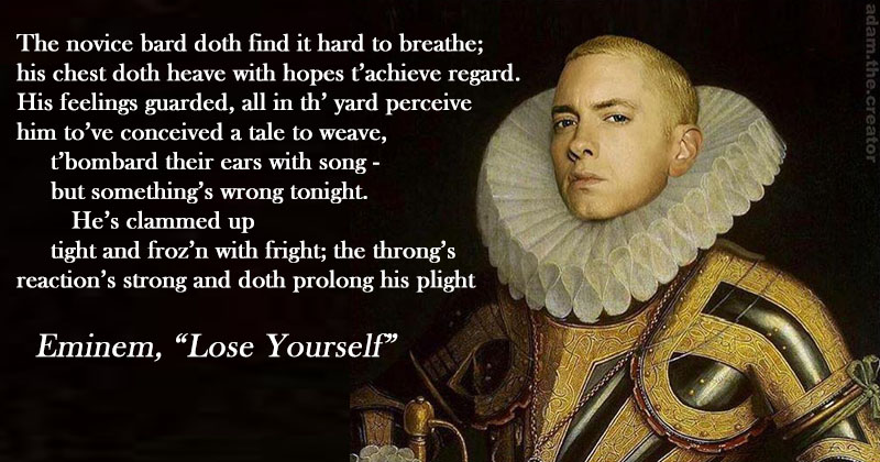 Shakespeare Sonnet Meme