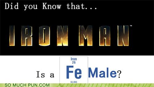 Puns - iron man - Funny Puns - Pun Pictures - Cheezburger