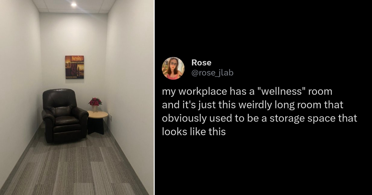 Bleak workplace 'wellness room' inspires jokes and memes: 'A room to go ...