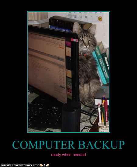 COMPUTER BACKUP - Cheezburger - Funny Memes | Funny Pictures