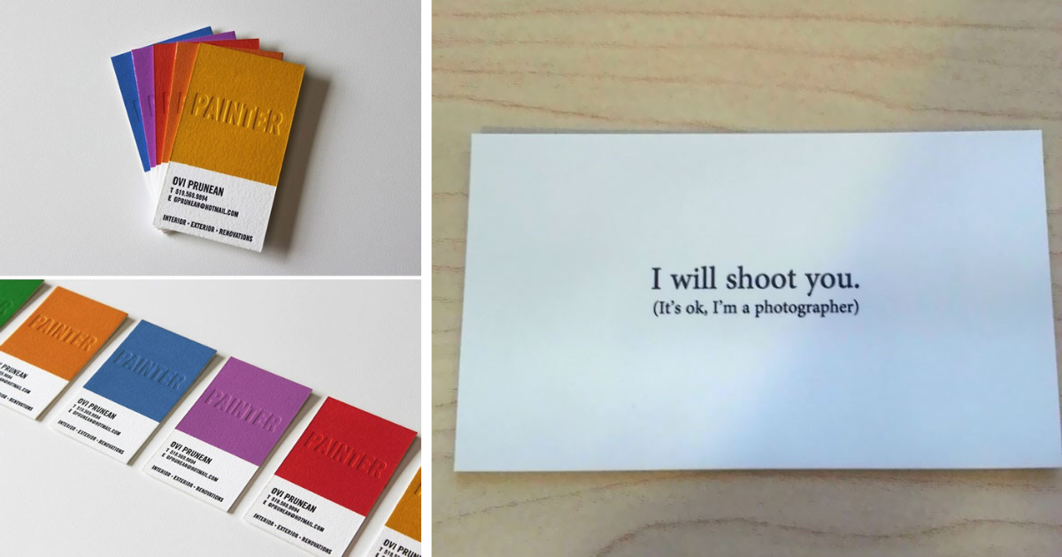 40 Incredibly Creative Business Cards That Stand Out from the crowd ...