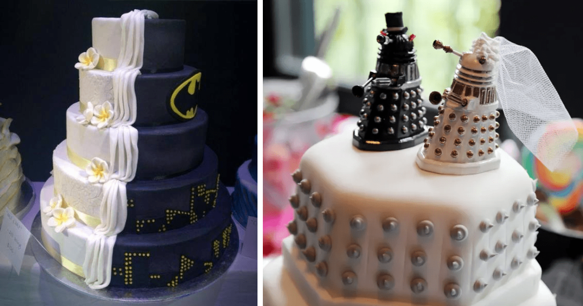 30 Deliciously Nerdy Wedding Cakes That Celebrate Geeky Couples in Love - Geek Universe - Geek ...