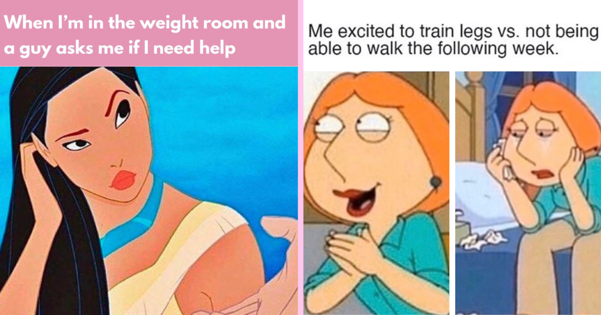 25 Workout Memes for Gym Rat Ladies Who Are More Focused On Gains Than ...
