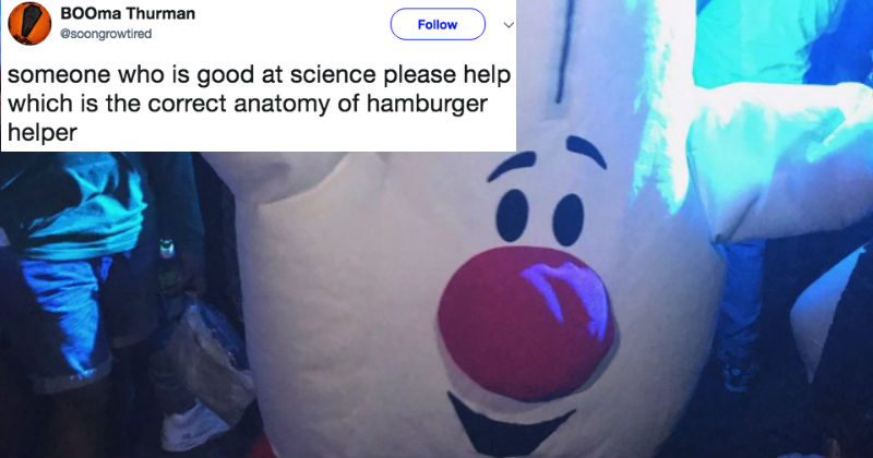 Internet's Having A Field Day Guessing Hamburger Helper Glove's Anatomy ...