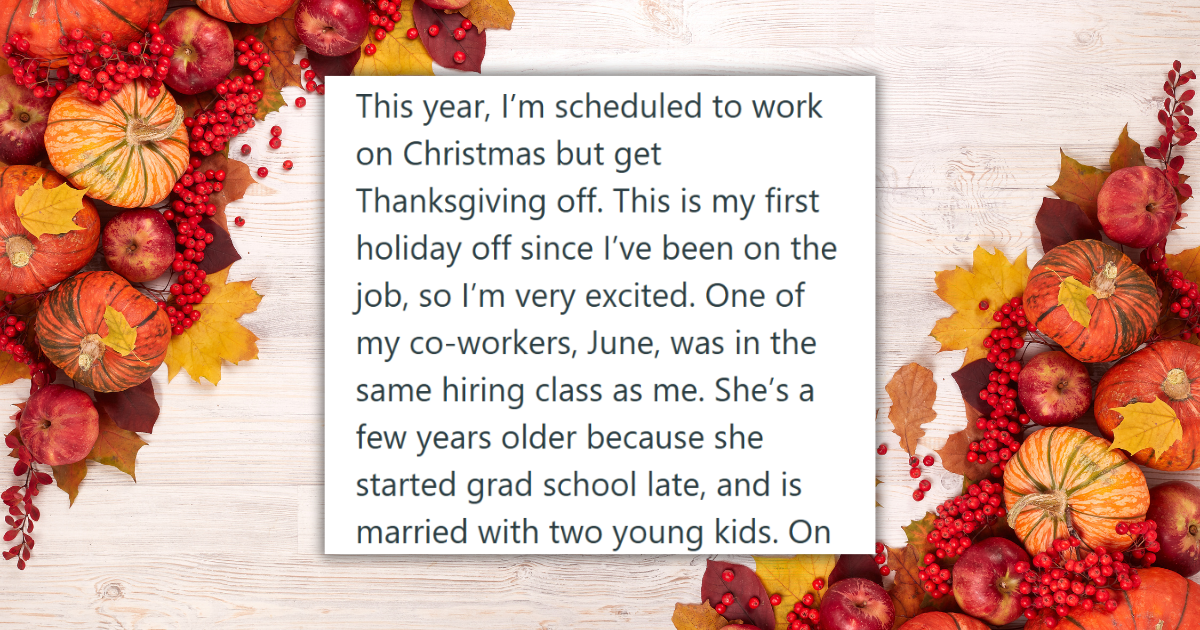 Woman Begs Coworker to Cover Her so She Can Spend Thanksgiving With Her ...