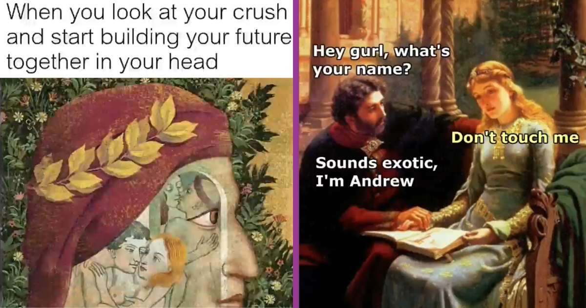 25 Fine Art Memes That Showcase the Throes of Modern Love Through ...