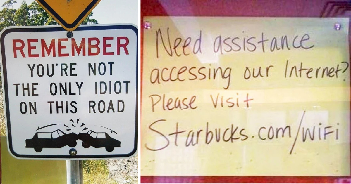 31 Hilariously Funny Signs That Didn’t Necessarily Try to Make You ...