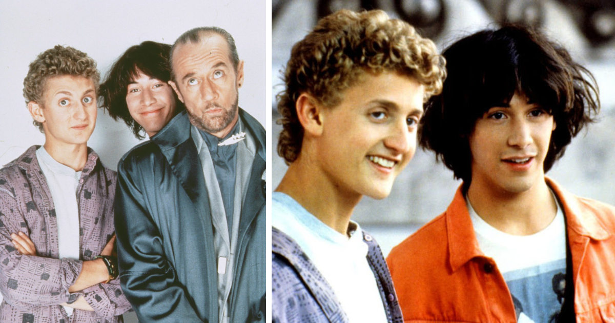 40 Most Excellent Behind the Scenes Photos From Both “Bill and Ted ...