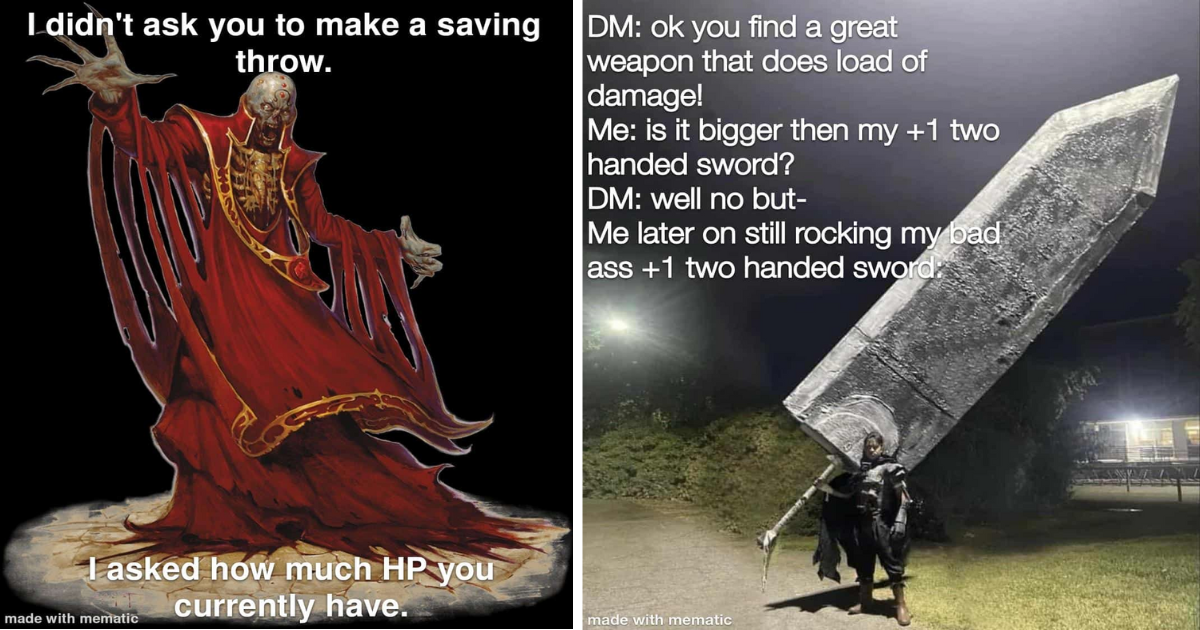 A Treasure Trove of 30 Dungeons & Dragons Memes for Dice-Rolling ...