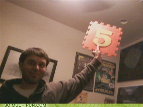 Puns - five - Funny Puns - Pun Pictures - Cheezburger