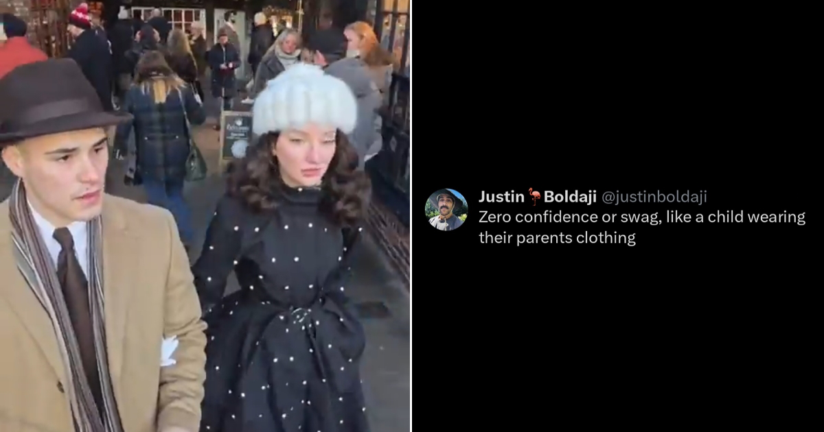 Couple get roasted for dressing in vintage 50s style and filming ...