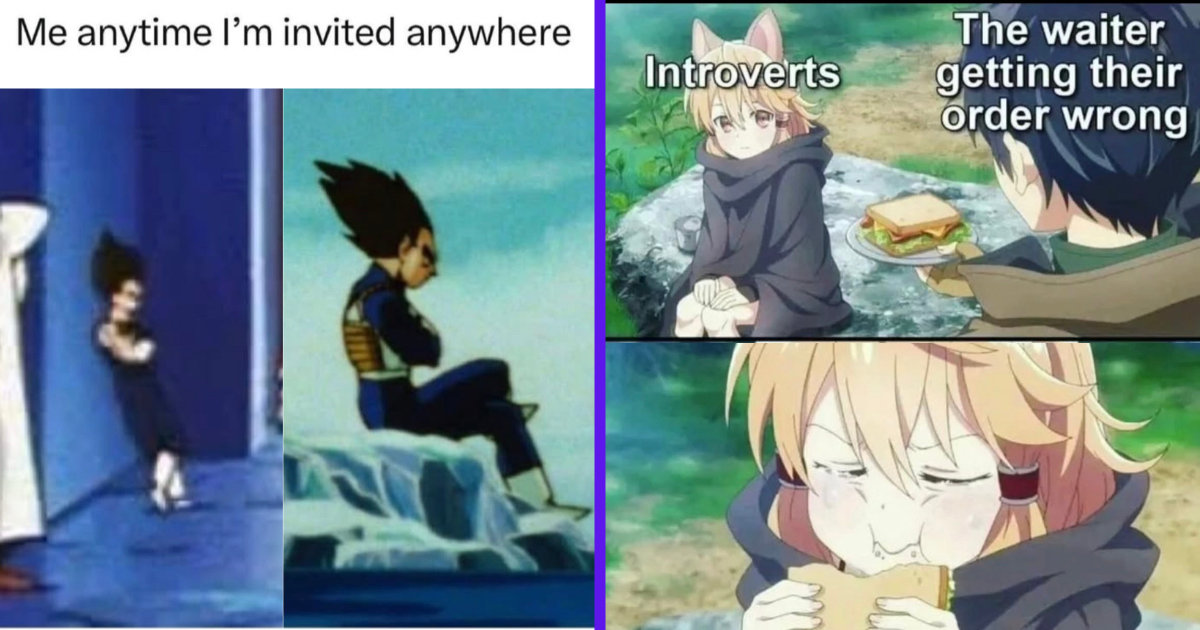 24 Introvert Memes for Anime Fans That Recharge Their Social Battery by ...