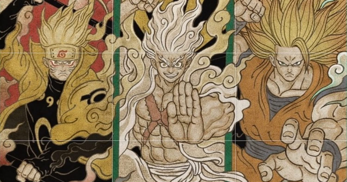 Artist Redraws Famous Characters In 9 Different Anime Versions