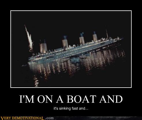Very Demotivational - sinking - Very Demotivational Posters - Start ...