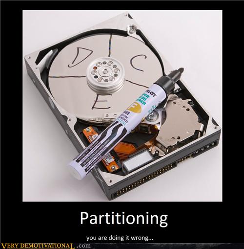 PARTITIONING - Very Demotivational - Demotivational Posters | Very ...