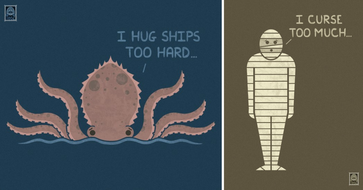 21 Adorably Relatable Monster Problems Illustrated by ...