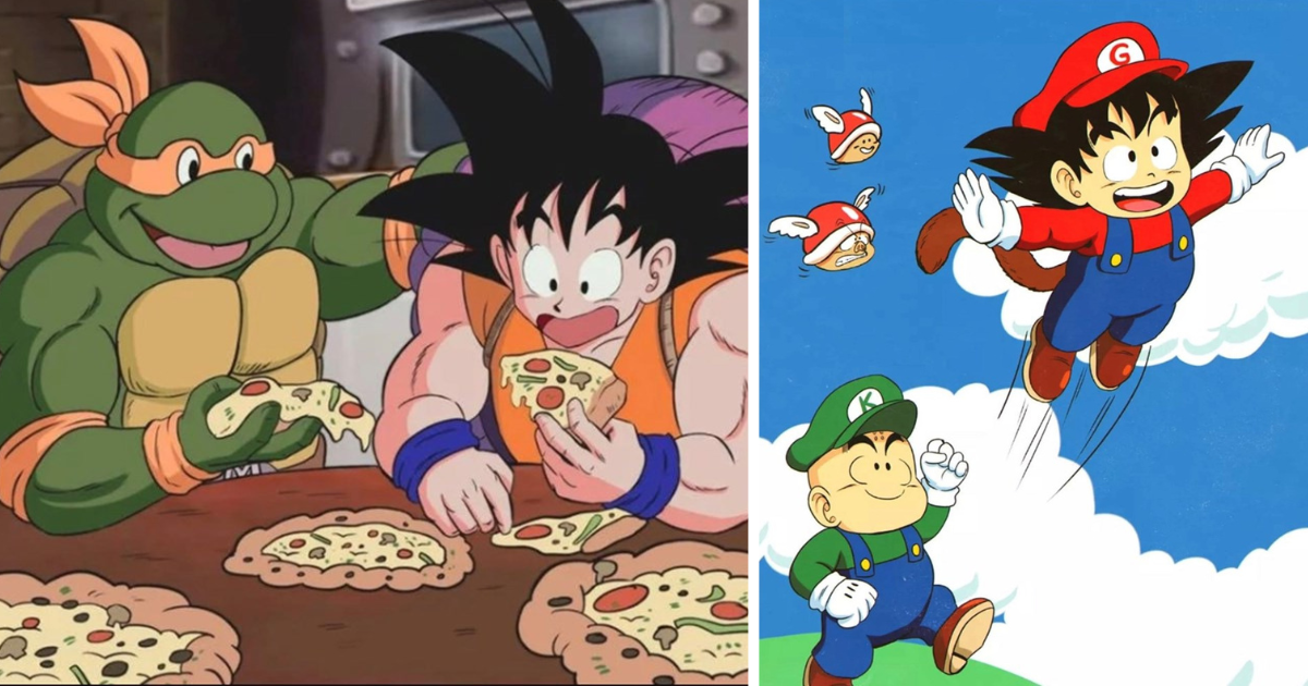 Super Mario Meets Super Saiyan in Dragon Ball and Pop Culture Mashup ...