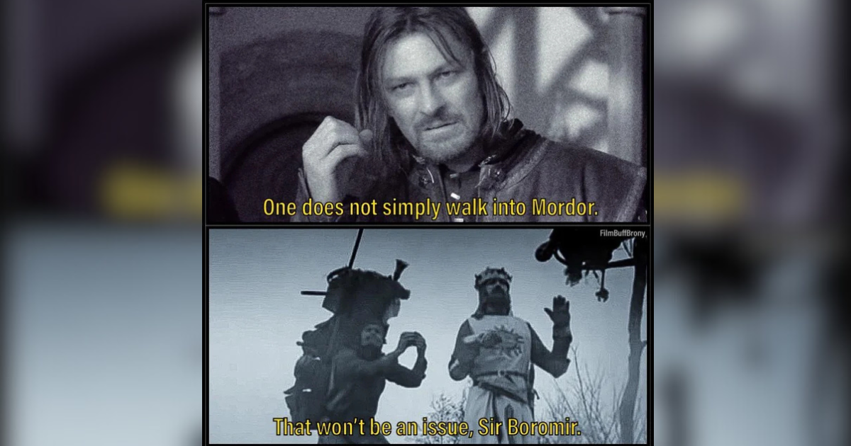 31 Hilarious Lord of the Rings Memes with Extra Monty Python ...