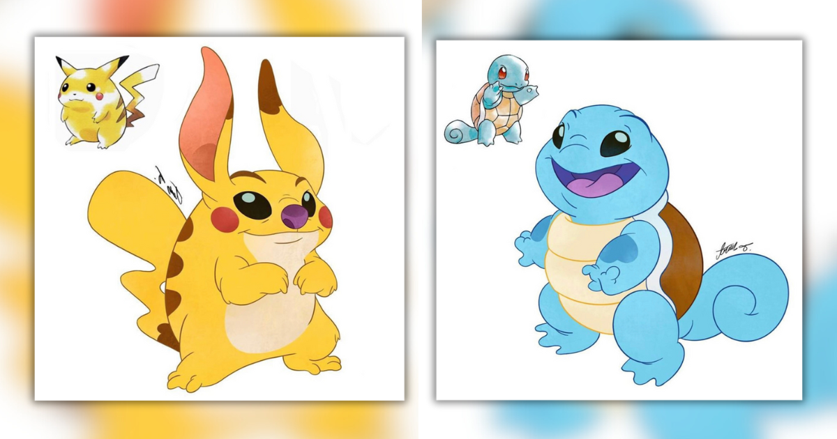 50 Pokémon Reimagined As Lilo and Stitch Alien Experiments in Creative ...