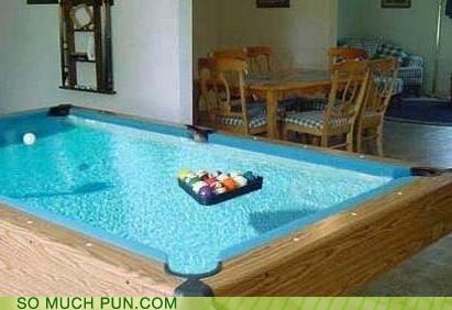 Puns - pool table - Funny Puns - Pun Pictures - Cheezburger