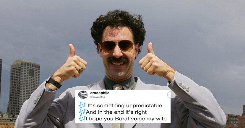 Meme Borat Non
