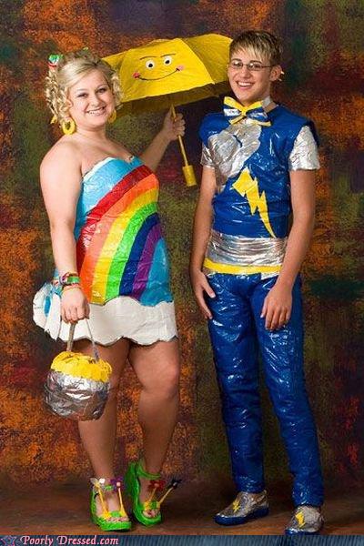 Poorly Dressed - duct tape - fashion fail - Cheezburger