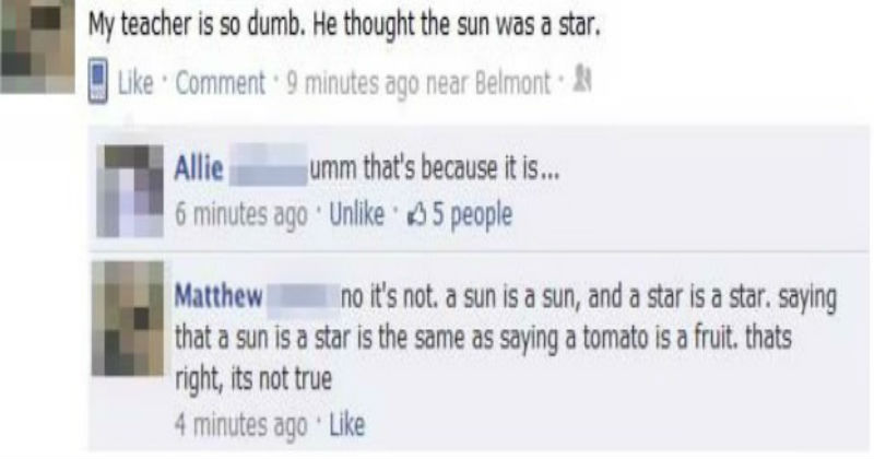 15 Idiots Plaguing Facebook With Alarming Levels Of Stupidity - FAIL ...