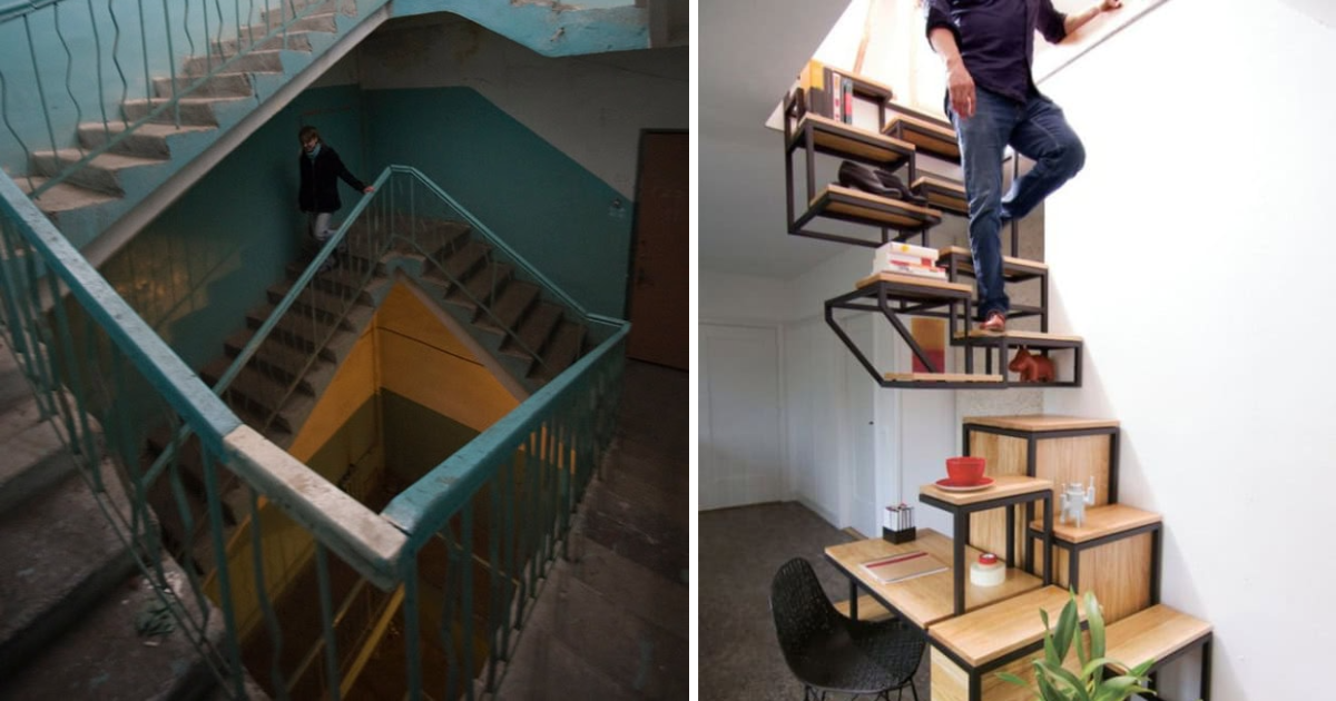 34 Stair Designs That Should Honestly Come With a Warning Label - Geek ...