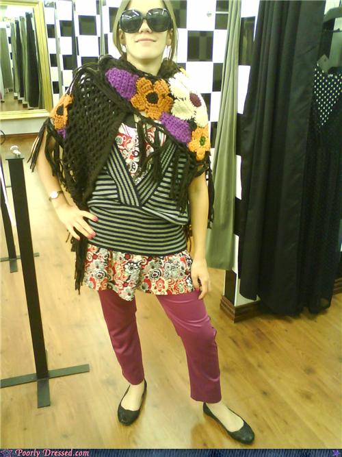 Maybe Those Glasses Mean She's Blind... - Poorly Dressed - fashion fail