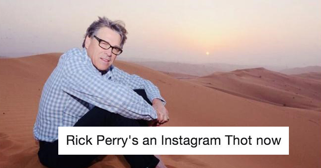 Rick Perry Gets Meme'd After An Album-Cover Worthy Photoshoot In Saudi ...