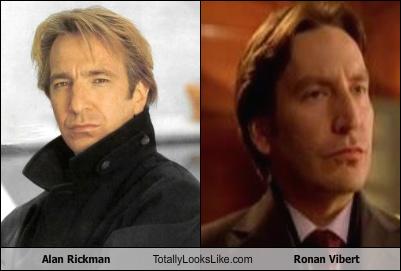 Alan Rickman Totally Looks Like Ronan Vibert - Totally Looks Like