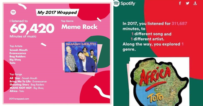Spotify's '2017 Wrapped' Feature Is Inspiring Some Hilarious Parodies ...