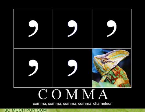Puns - comma - Funny Puns - Pun Pictures - Cheezburger